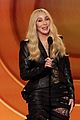 Cher Wears Sheer, Cut-Up Dress for Surprise Grammys 2026 Appearance ...